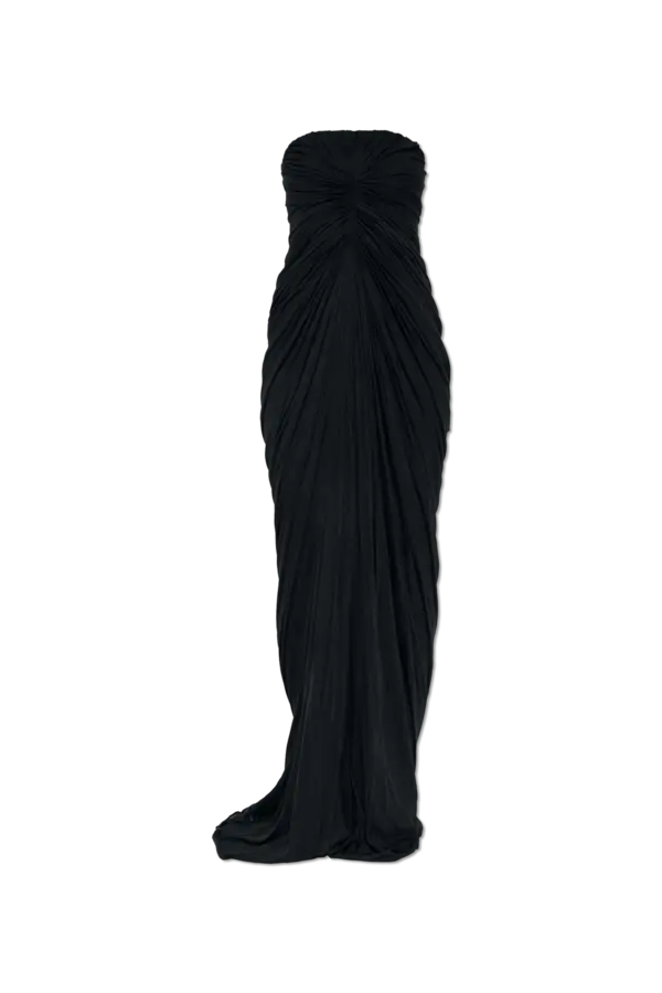 Rick Owens Off-shoulder Fitted Dress - Black