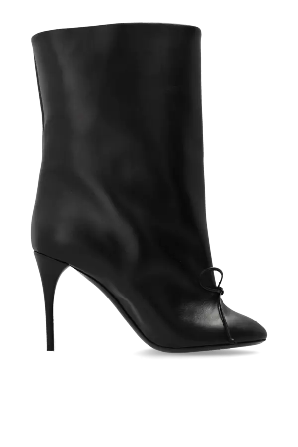 Alaïa Leather Ankle Boots