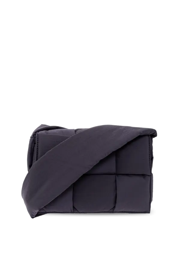 Bottega Veneta Cassette Small Shoulder Bag - Navy Blue