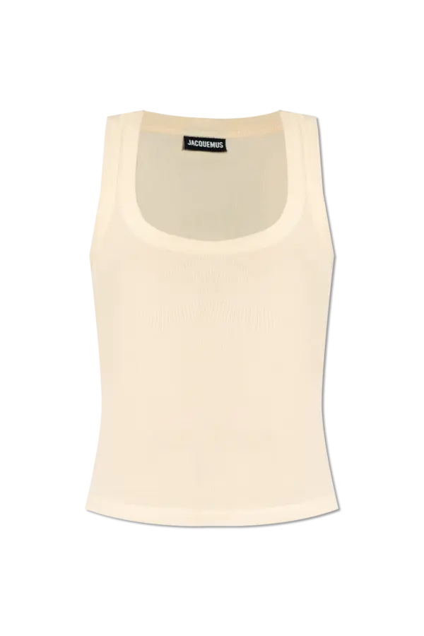 Jacquemus Sleeveless Ribbed Knit Top