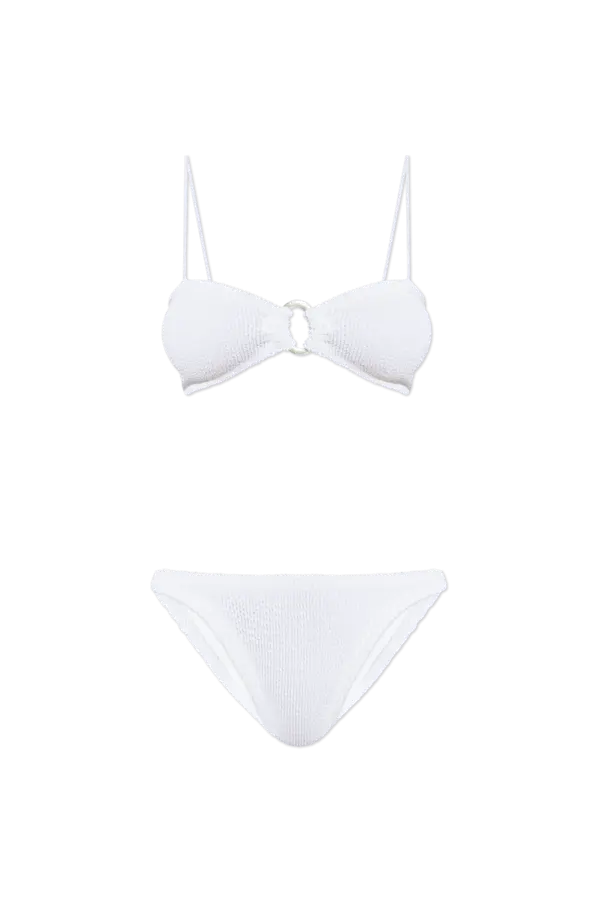 Hunza G Misty Two-piece Swimsuit - White