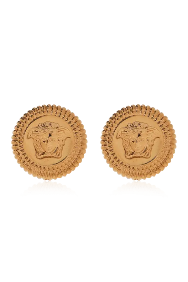 Versace Medusa Head Earrings