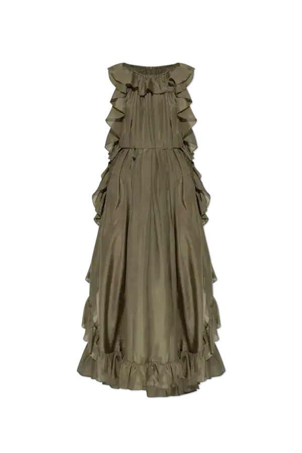 Zimmermann Silk Maxi Dress - Green | Editorialist