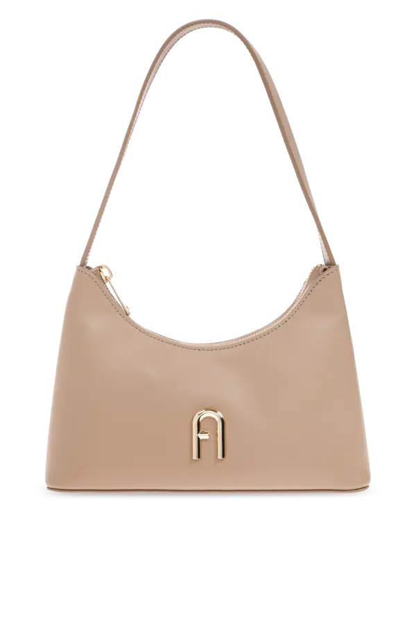 Furla Diamante Mini Shoulder Bag - Beige
