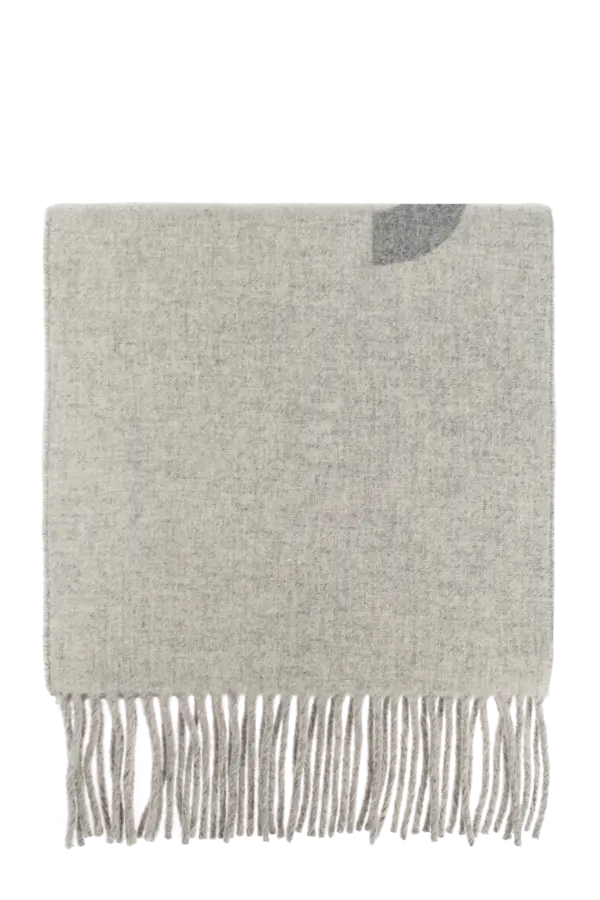 Jacquemus Wool Scarf With Logo