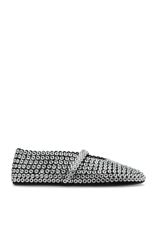 Alaïa Eyelet Ballerinas