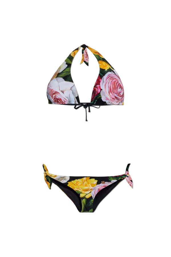 Dolce & Gabbana Floral-motif Two-piece Swimsuit