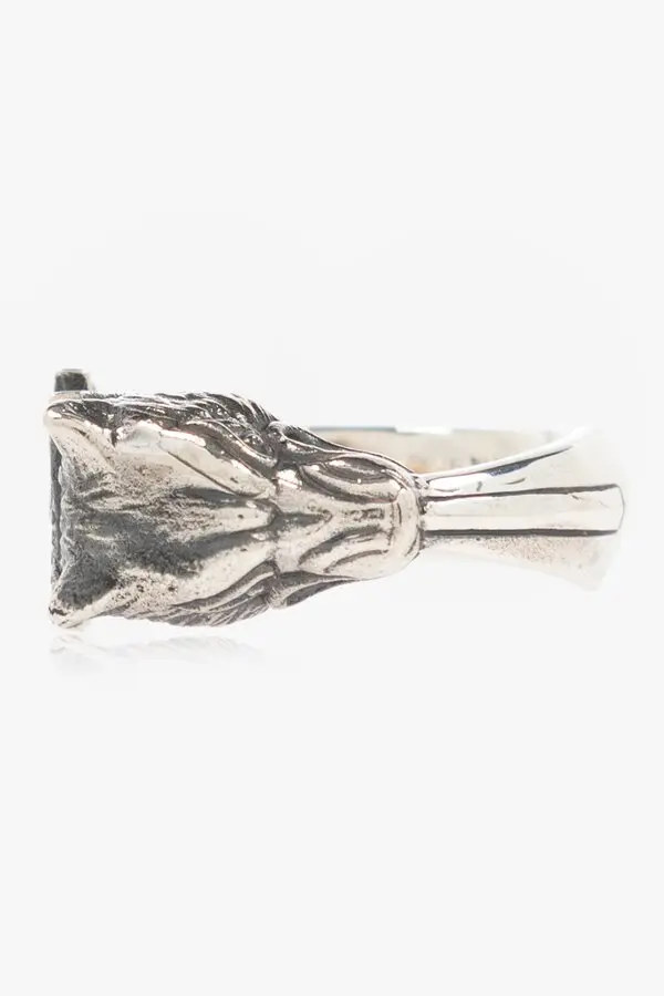 Yohji Yamamoto Embossed Animal Motif Ring