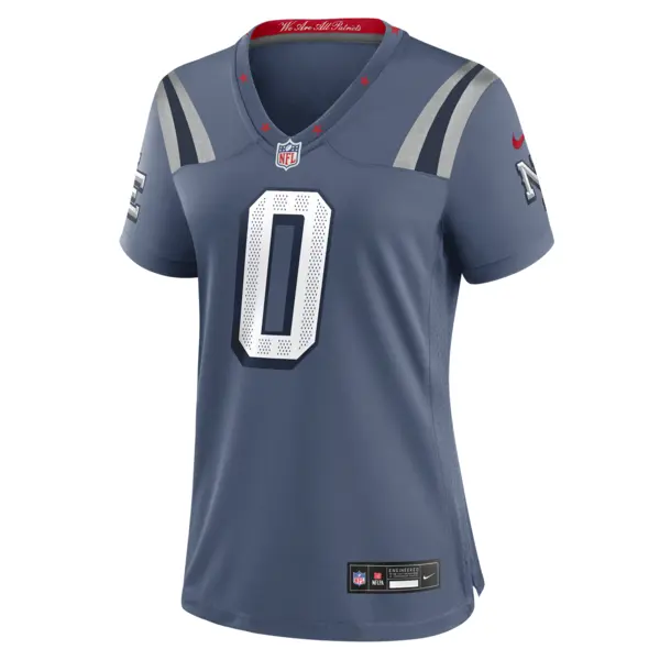 Nike Christian Gonzalez New England Patriots Rivalries Collection Nfl Game Jersey - Blue