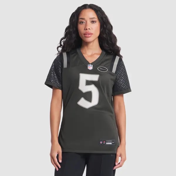 Nike Garrett Wilson New York Jets Rivalries Collection Nfl Game Jersey - Green