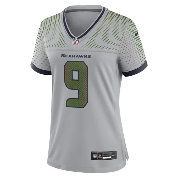 Nike Kenneth Walker Iii Seattle Seahawks Rivalries Collection Nfl Game Jersey - Grey