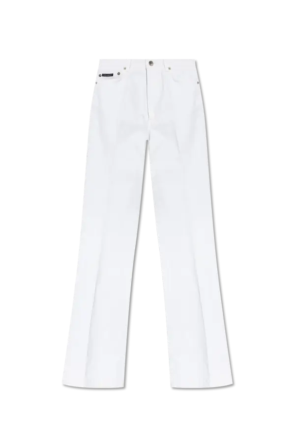 Dolce & Gabbana Flared Cotton Jeans