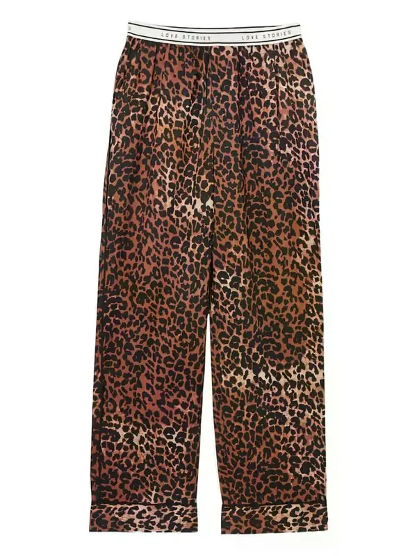 Love Stories Leopard Print Pyjama Trousers