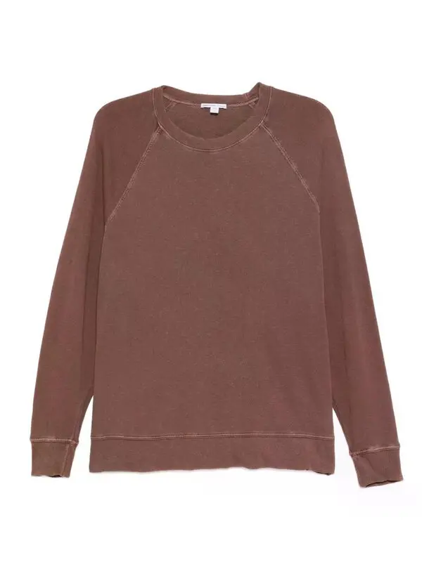 JAMES PERSE Vintage French Terry Sweatshirt - Brown