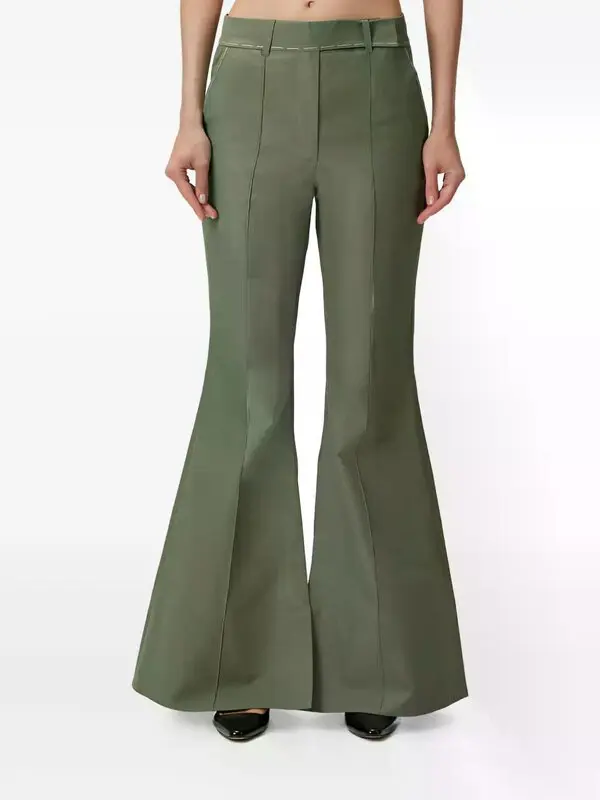 NACKIYE Mick Split-hem Flared Trousers