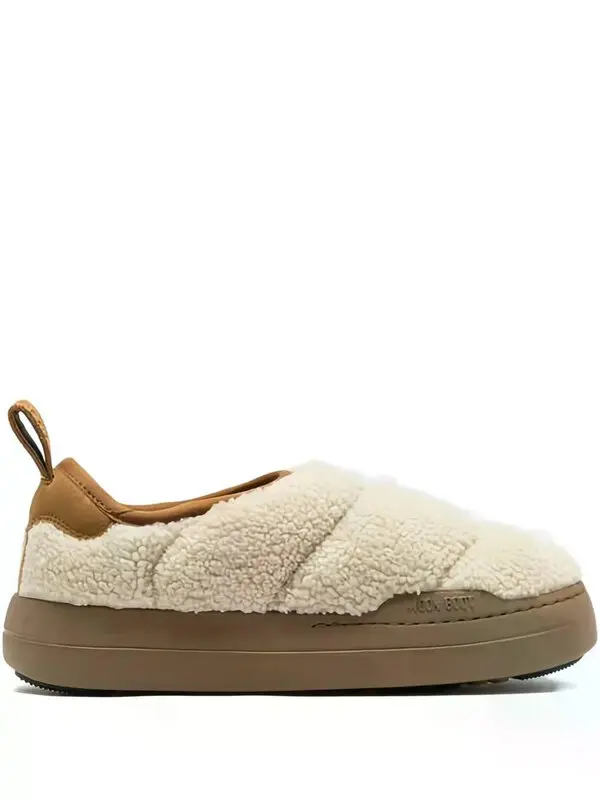 Moon Boot Park Puffer Shearling Sneakers