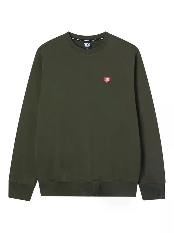 FINGERCROXX Heart-appliqué Sweatshirt