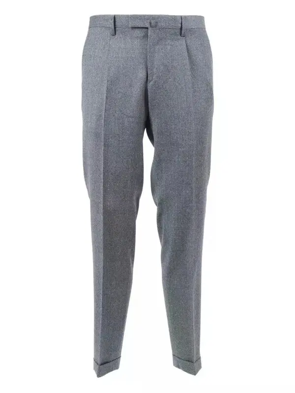 BRIGLIA 1949 Cuffed Trousers - Grey