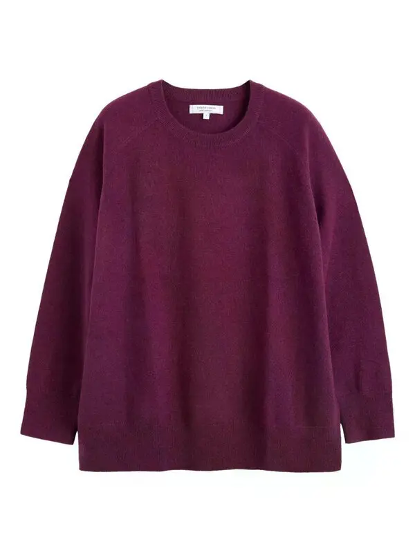 Chinti & Parker Cashmere Crew Neck Sweater - Pink