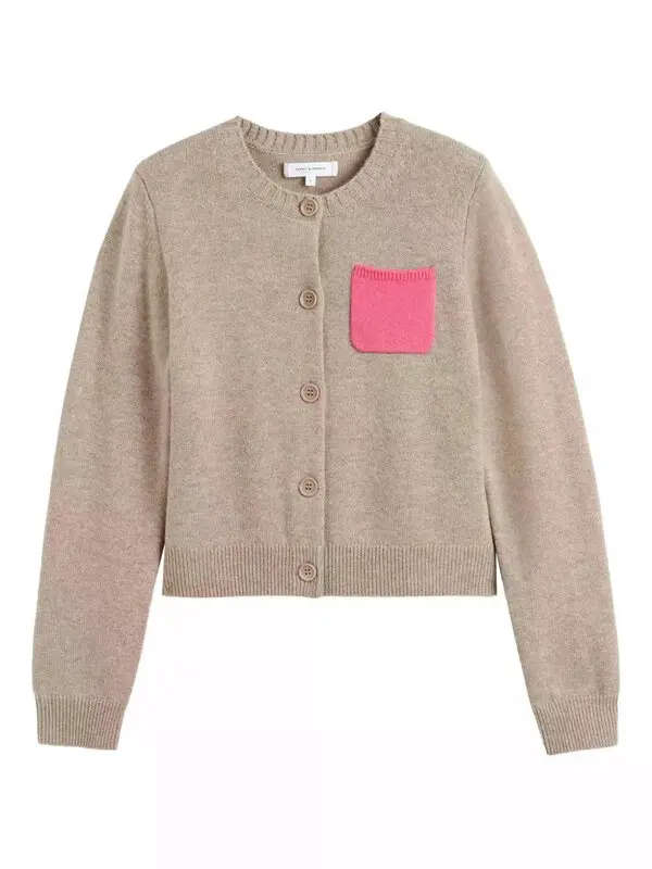 Chinti & Parker Patch-pocket Cardigan - Neutrals