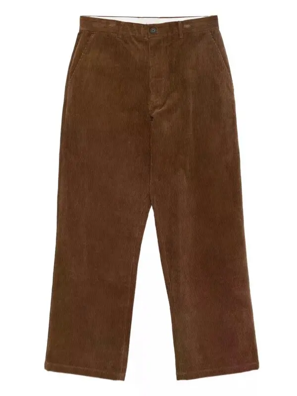 DUNST Corduroy Straight-leg Trousers