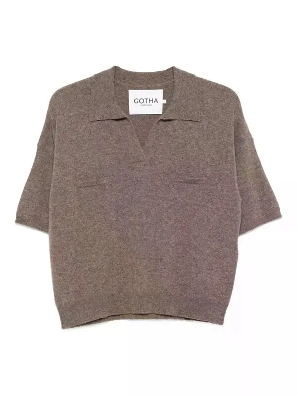 GOTHA Short-sleeved Polo Top