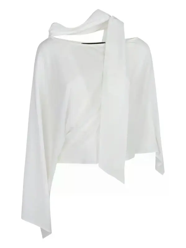 Federica Tosi Draped Asymmetric Blouse