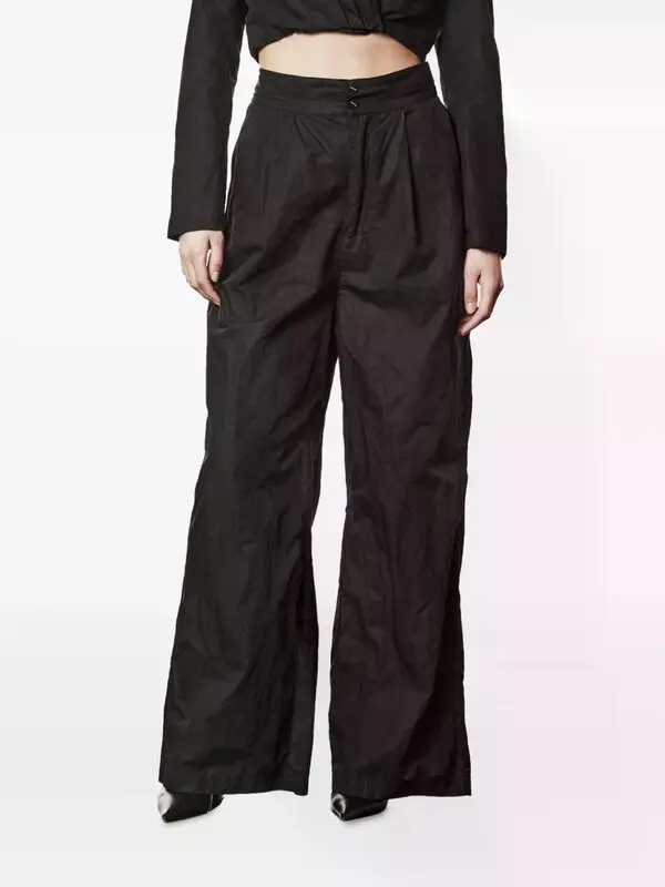 THOM KROM Pleated Side-pockets Palazzo Trousers