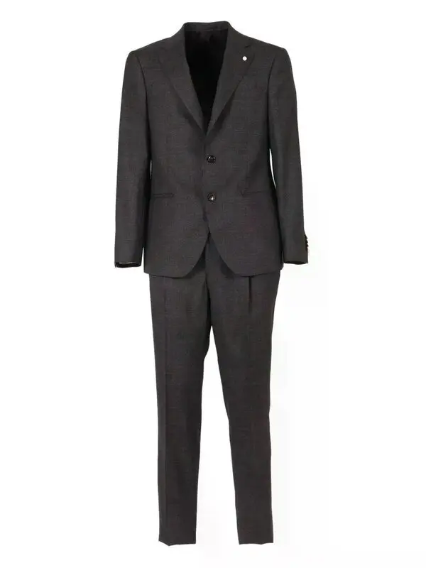 LUIGI BIANCHI MANTOVA Single-breasted Wool Suit