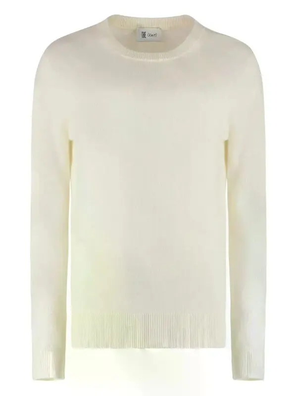 THE (ALPHABET) Cashmere-silk Blend Crew-neck Sweater - Neutrals