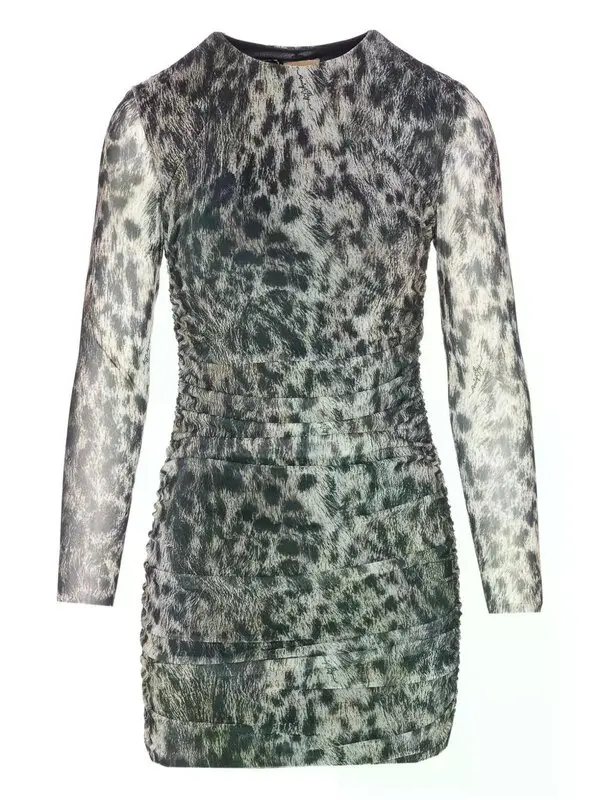 ANIYE BY Leopard-print Ruched Dress