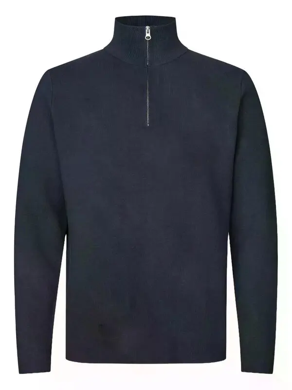 SAMSOE SAMSOE High-neck Zip-up Sweater