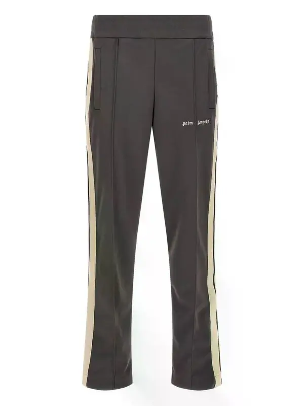 Palm Angels Logo-embroidered Side-stripe Track Pants