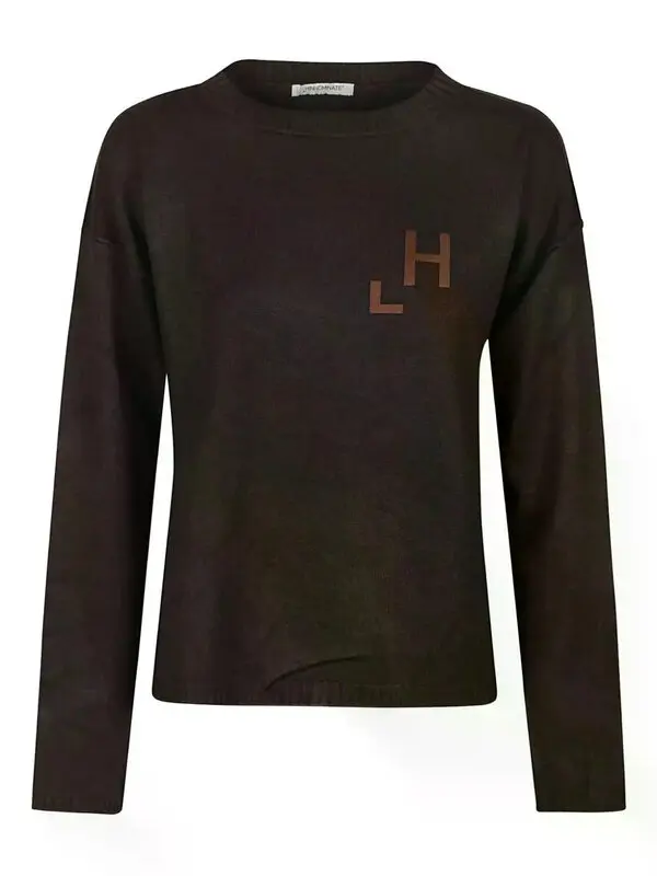 HINNOMINATE Logo-appliqué Sweater - Brown