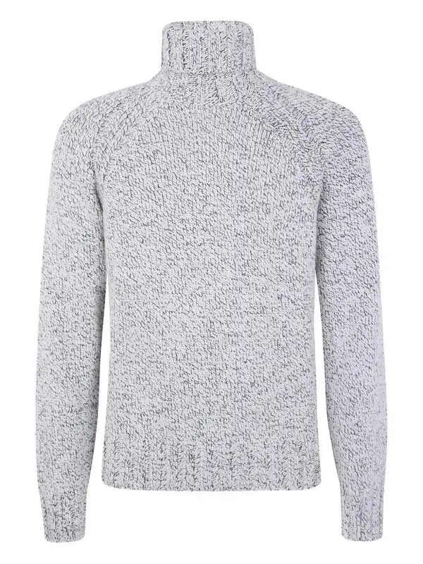 Zegna High-neck Wool And Cashmere Sweater