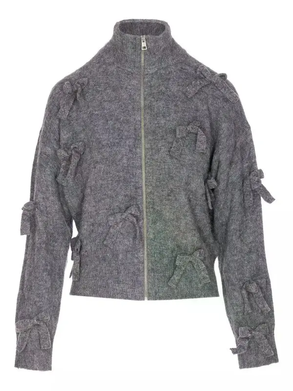 ANIYE BY Bow-detail Zip Jacket