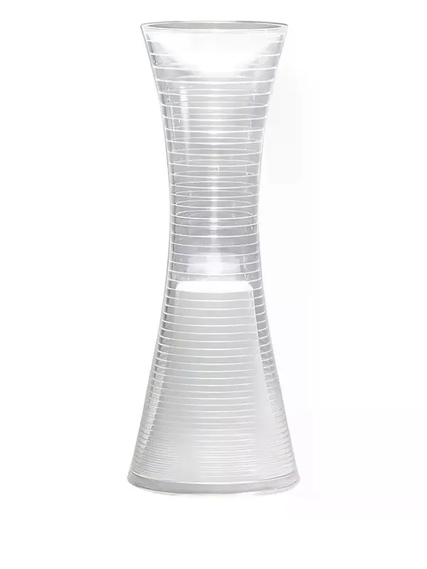 ARTEMIDE Hourglass-shaped Etched-glass Lamp