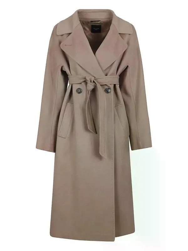 Max Mara Belted Double-breasted Coat