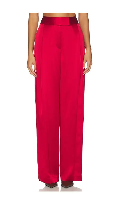 THE SEI Relaxed Trousers - Ruby