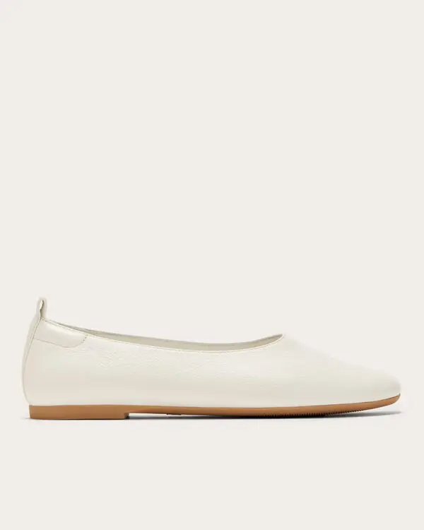 Everlane Leather Ballet Flat - Canvas