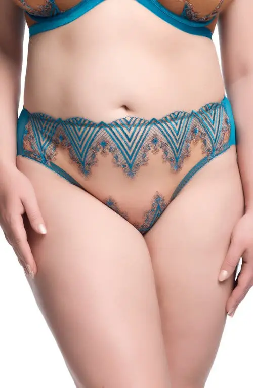 DITA VON TEESE Fortuna High Cut Briefs