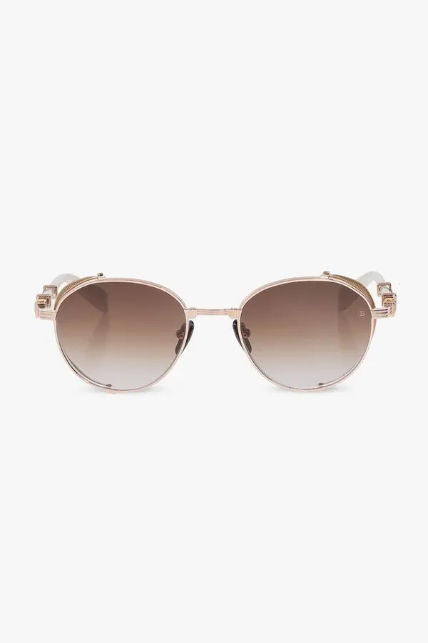 Balmain Tone And White Sunglasses
