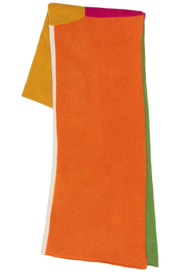 THE ELDER STATESMAN Cashmere Patchwork Shawl