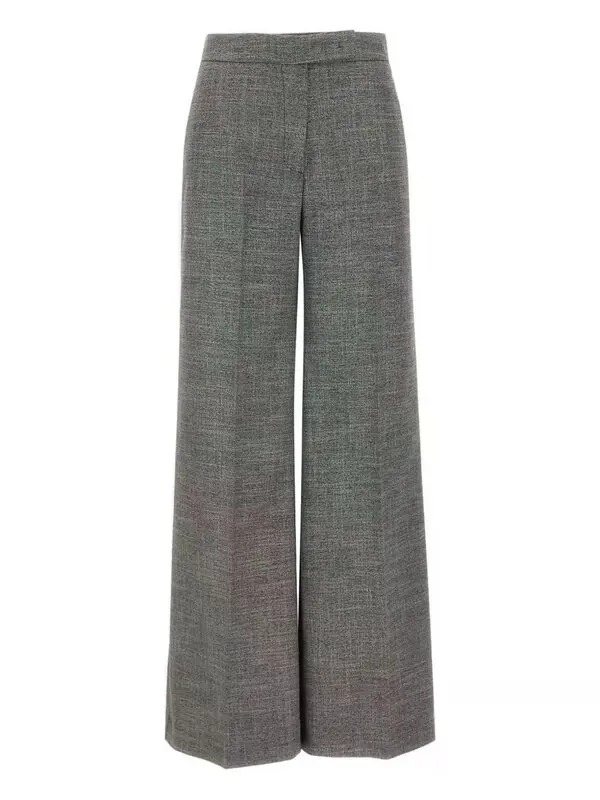 KAOS Pressed-crease Wide-leg Trousers
