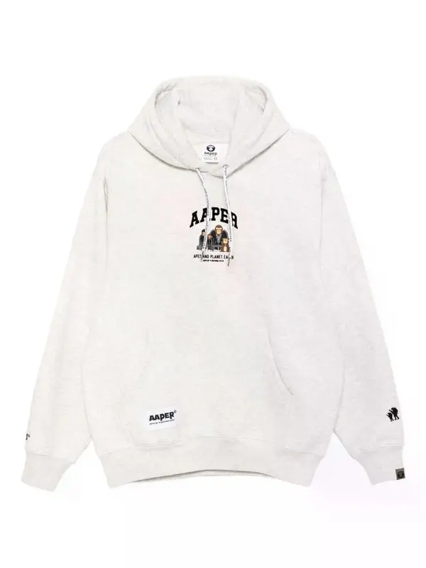 AAPE BY *A BATHING APE® Logo-appliqué Hoodie