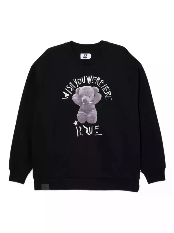 Izzue Graphic-print Cotton Sweatshirt