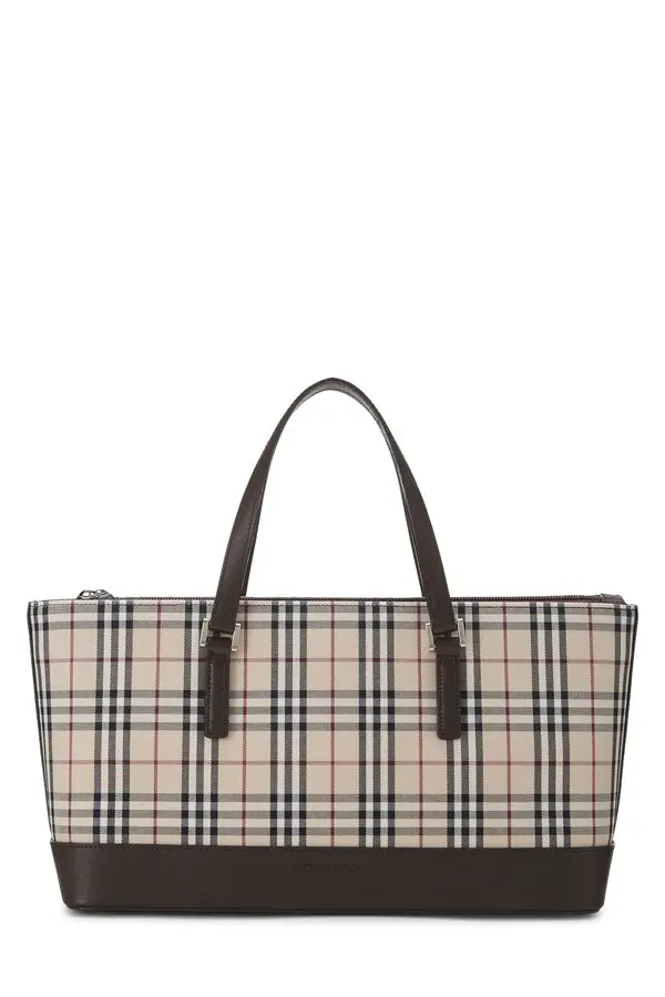 Burberry House Check Jacquard Handbag