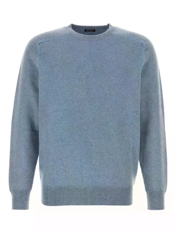 Zegna Ribbed Cashmere Sweater