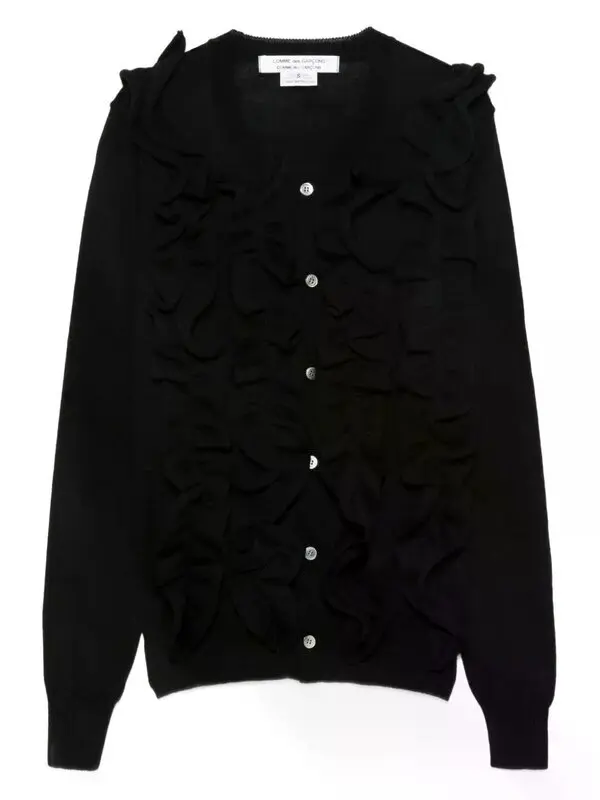 Comme Des Garçons Ruched Cardigan