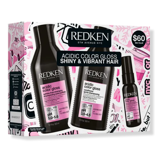 REDKEN Acidic Color Gloss Shine & Color Protection Holiday Kit